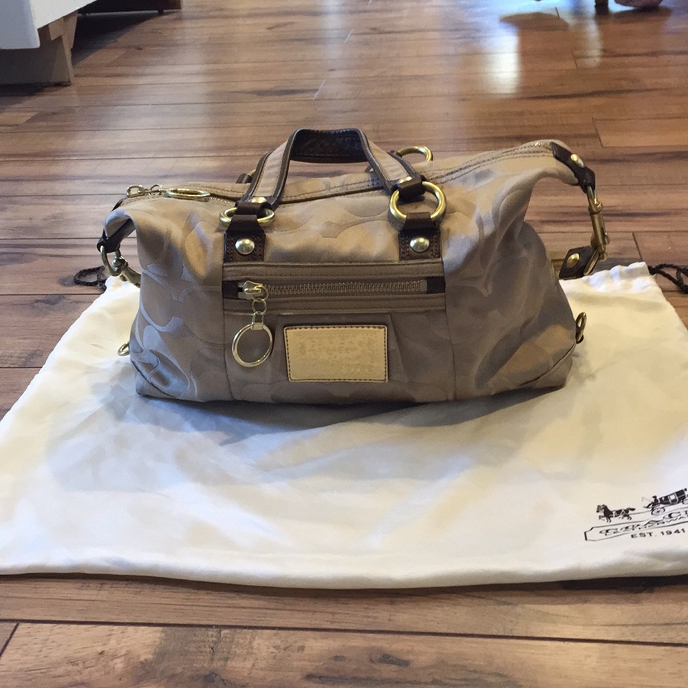 Coach “Poppy” Signature Bag - Gem